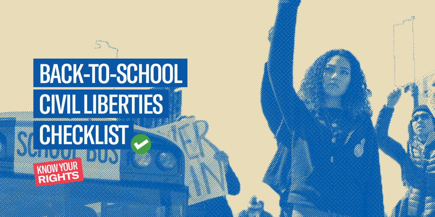 Add Civil Liberties Knowhow to Your Back-to-School Checklist - ACLU of ...
